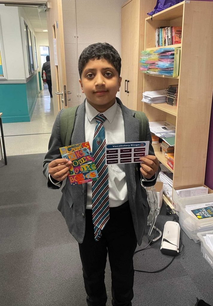 Year 7 Vocabulary Bingo – Sharples School