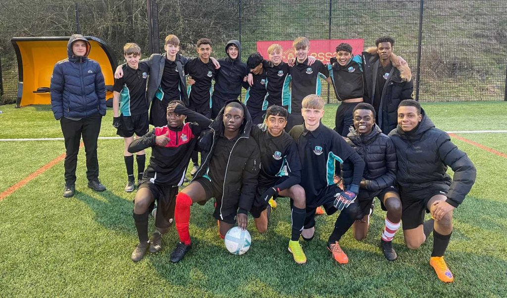 Year 9 and 10 Football Team – Sharples School