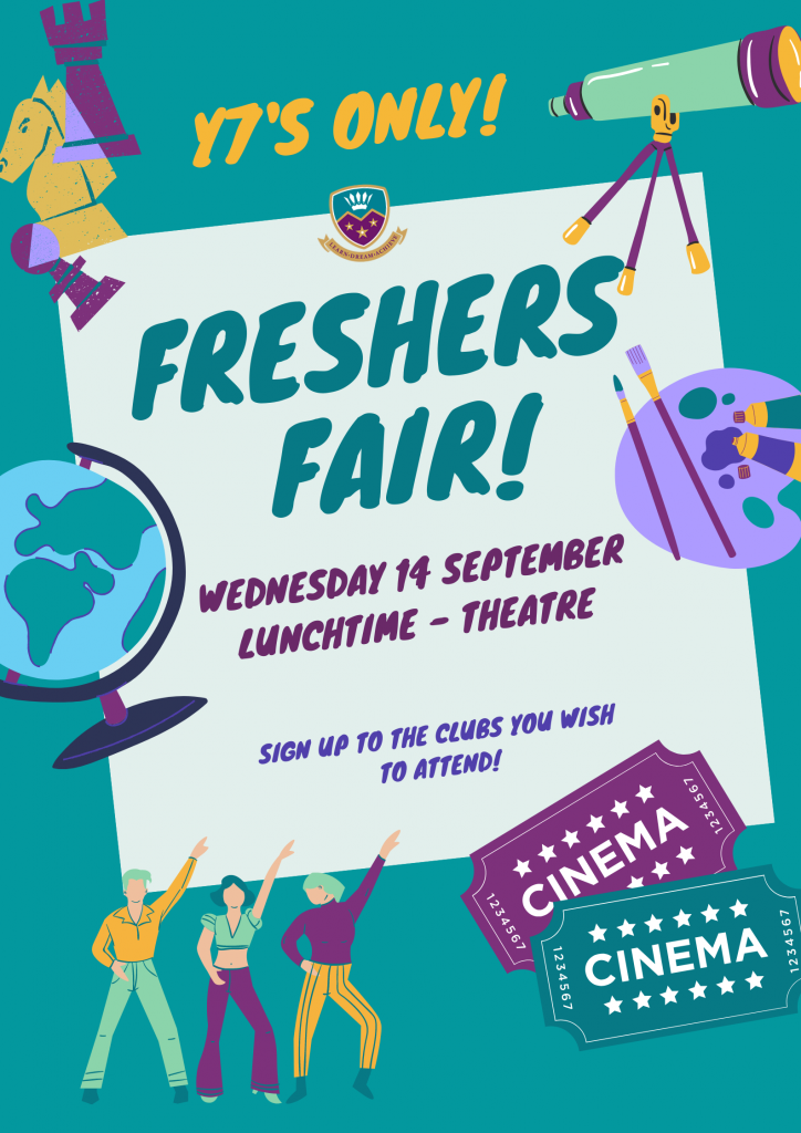 Year 7 Freshers’ Fair – Sharples School